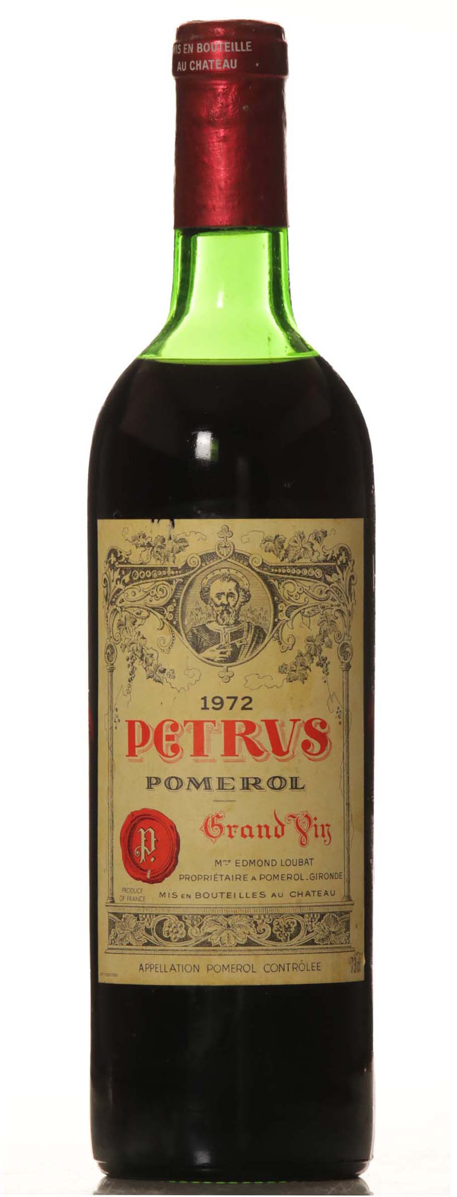 Buy Petrus 1972 online - VINEUT Rare & Vintage Wines