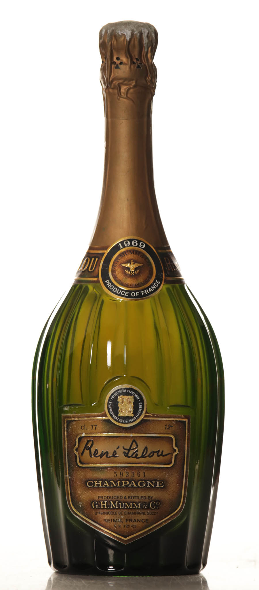 Buy GH Mumm Rene Lalou 1969 online - VINEUT Rare & Vintage Wines